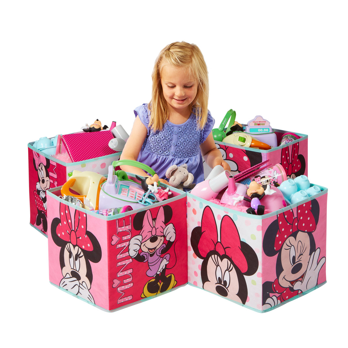 Four storage boxes - Minnie Mouse - banaby.eu