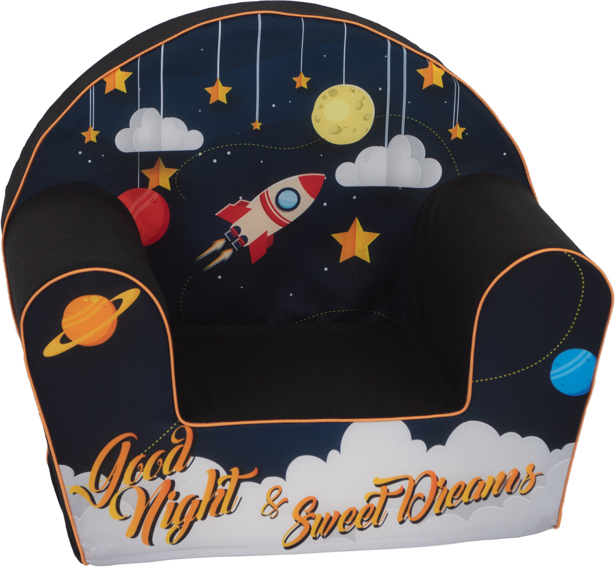 Children's chair Space with a rocket - banaby.eu