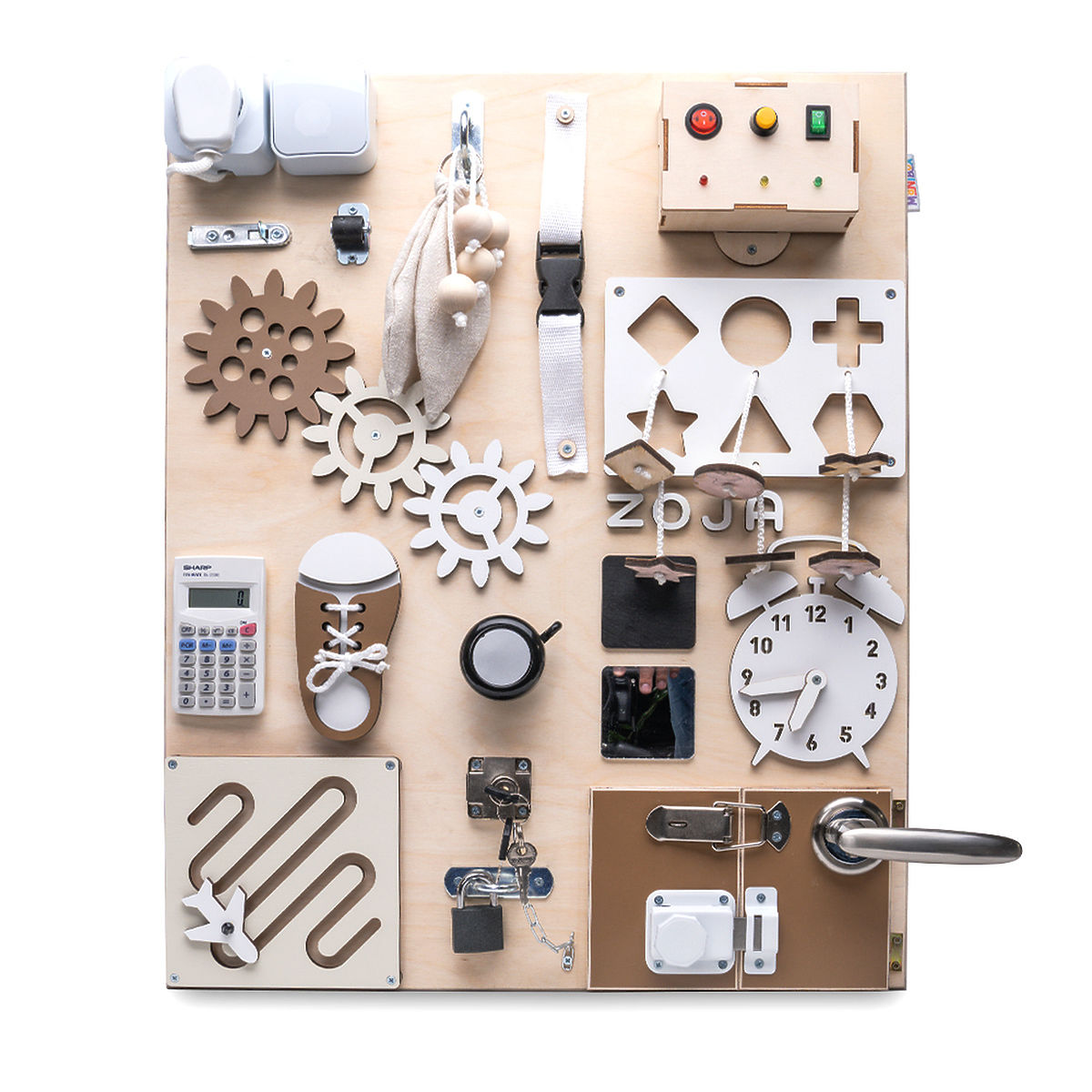 Large boho manipulative board - banaby.eu