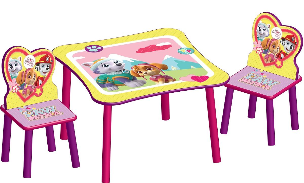 Paw Patrol Children's Table with Chairs - banaby.eu