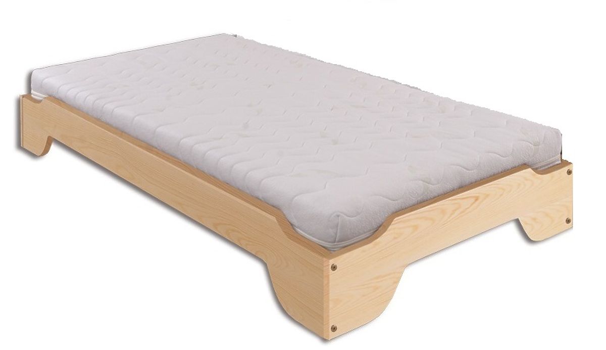 Wooden Stackable Bed 90x200 cm - Pine - banaby.eu