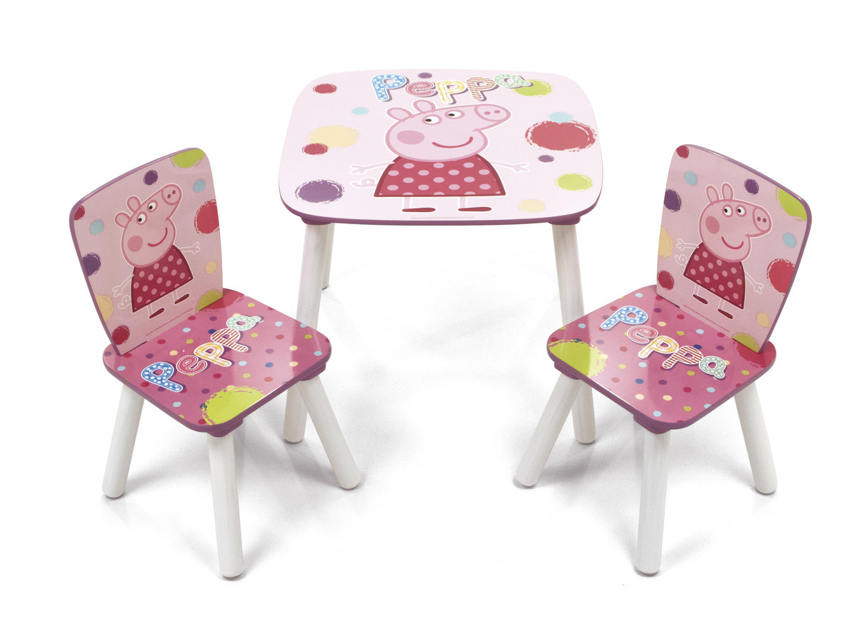Children table with chairs Peppa Pig - banaby.eu